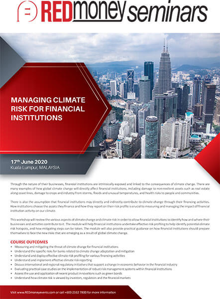Managing Climate Risk for Financial Institutions - REDmoney Seminars